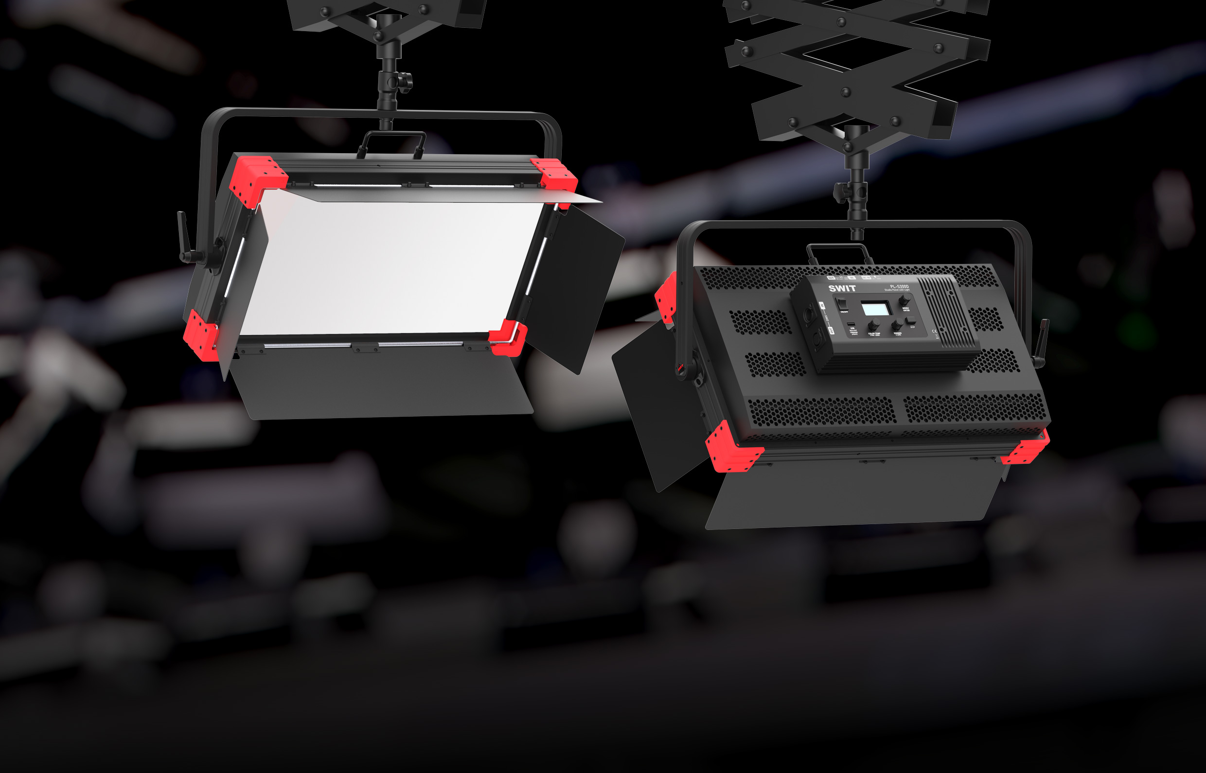 SWIT Studio Lighting - Broadcast, Livestreaming, Virtual Studio, Chroma Key